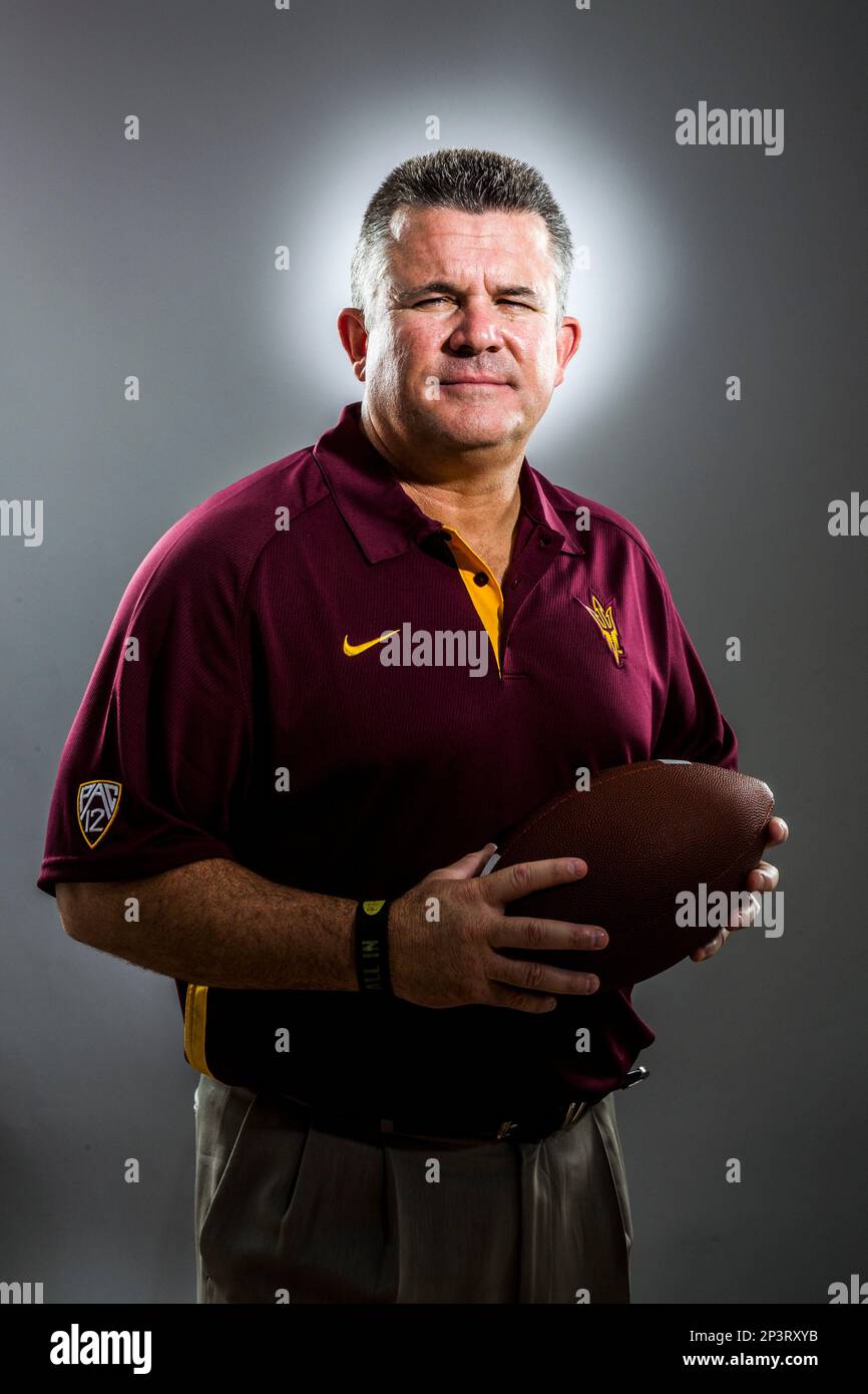 24 July 2012: Head coach Todd Graham of Arizona State poses for a ...