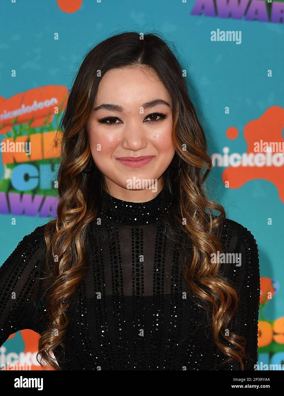 Ava Ro attends the 2023 Nickelodeon Kids' Choice Awards at Microsoft Theater on March 04, 2023 ...