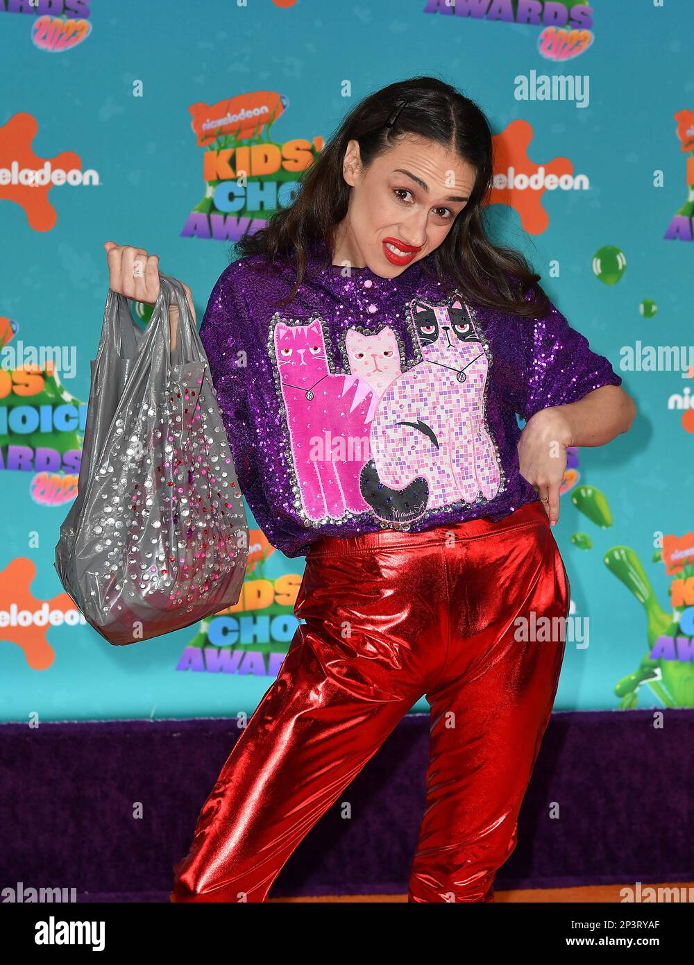 Colleen Ballinger, Miranda Sings attends the 2023 Nickelodeon Kids ...