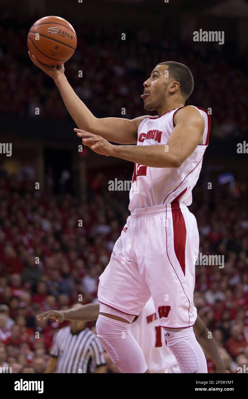 December 3, 2014: Wisconsin Badgers guard Traevon Jackson #12 goes in ...