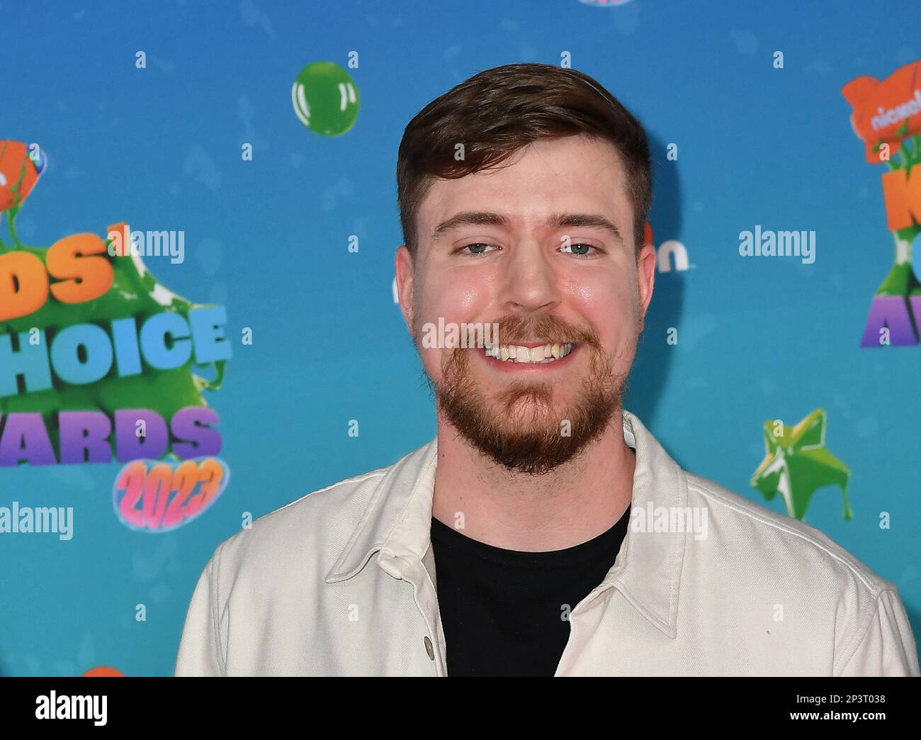 MrBeast attends the 2023 Nickelodeon Kids' Choice Awards at Microsoft ...