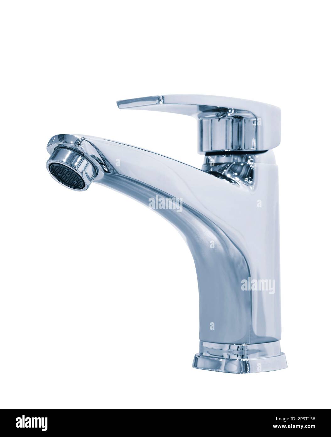 The water tap, faucet for the bathroom and kitchen mixer isolated on a ...