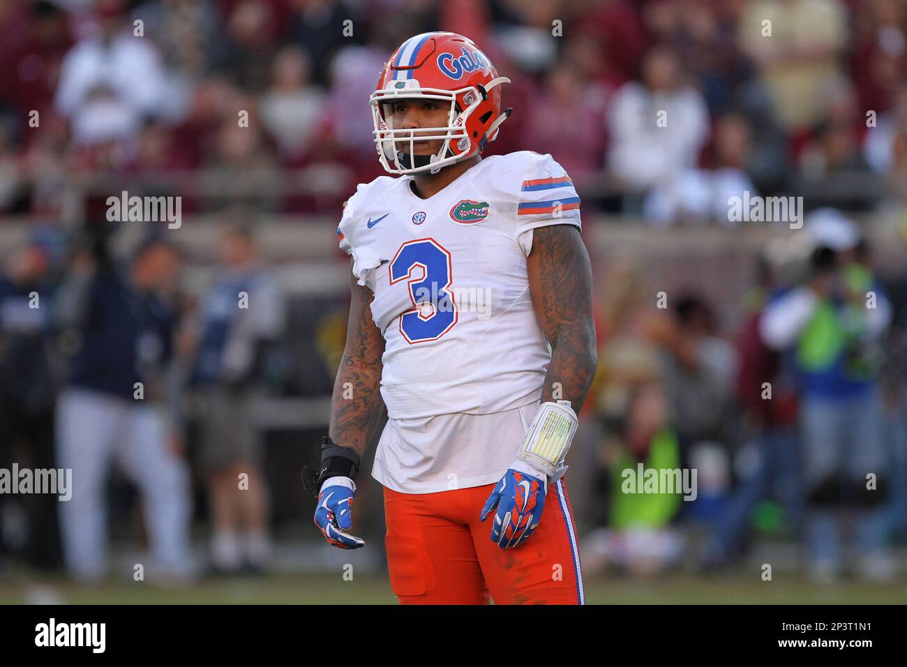 29 November 2014: Florida Gators linebacker Antonio Morrison (3) during ...