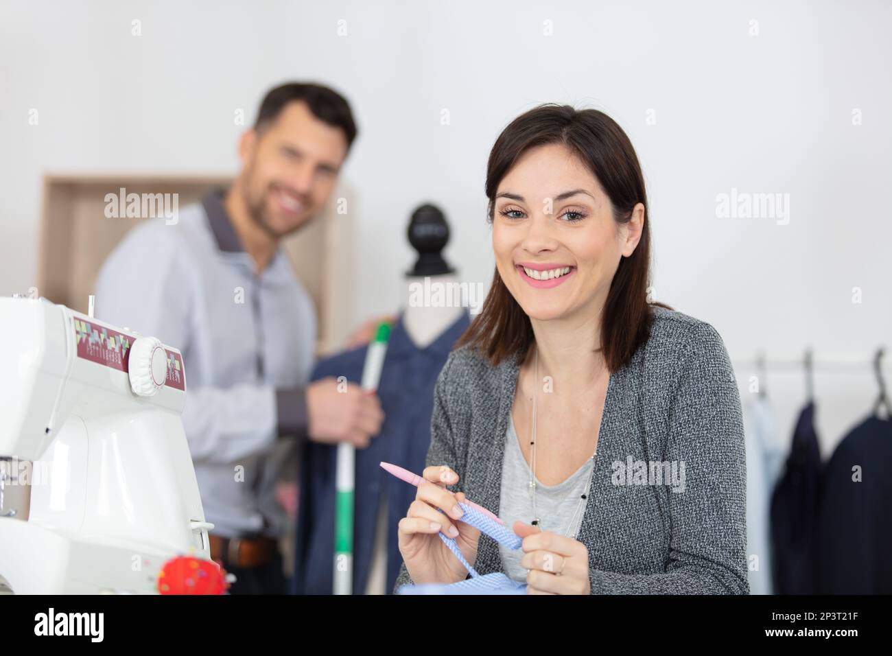 Skilled senior fashion designer hi-res stock photography and images - Alamy