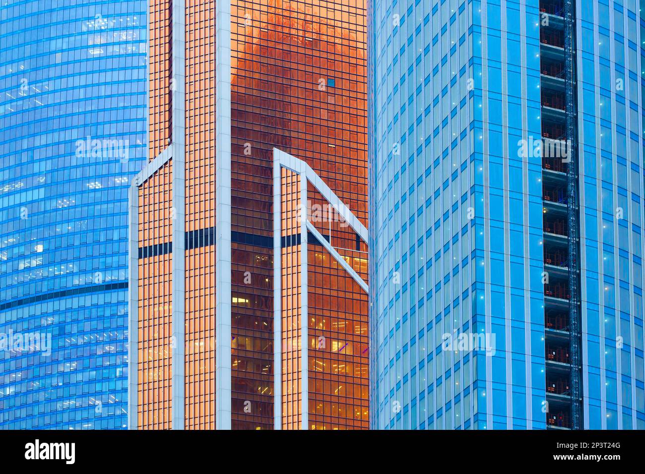 Luxury skyscrapers on sunset hi-res stock photography and images - Alamy