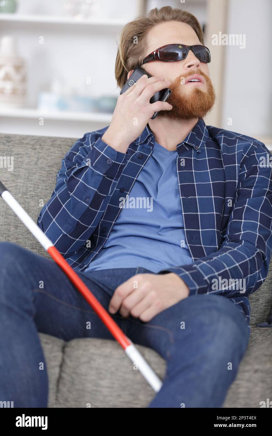 Blind assistant hi-res stock photography and images - Alamy