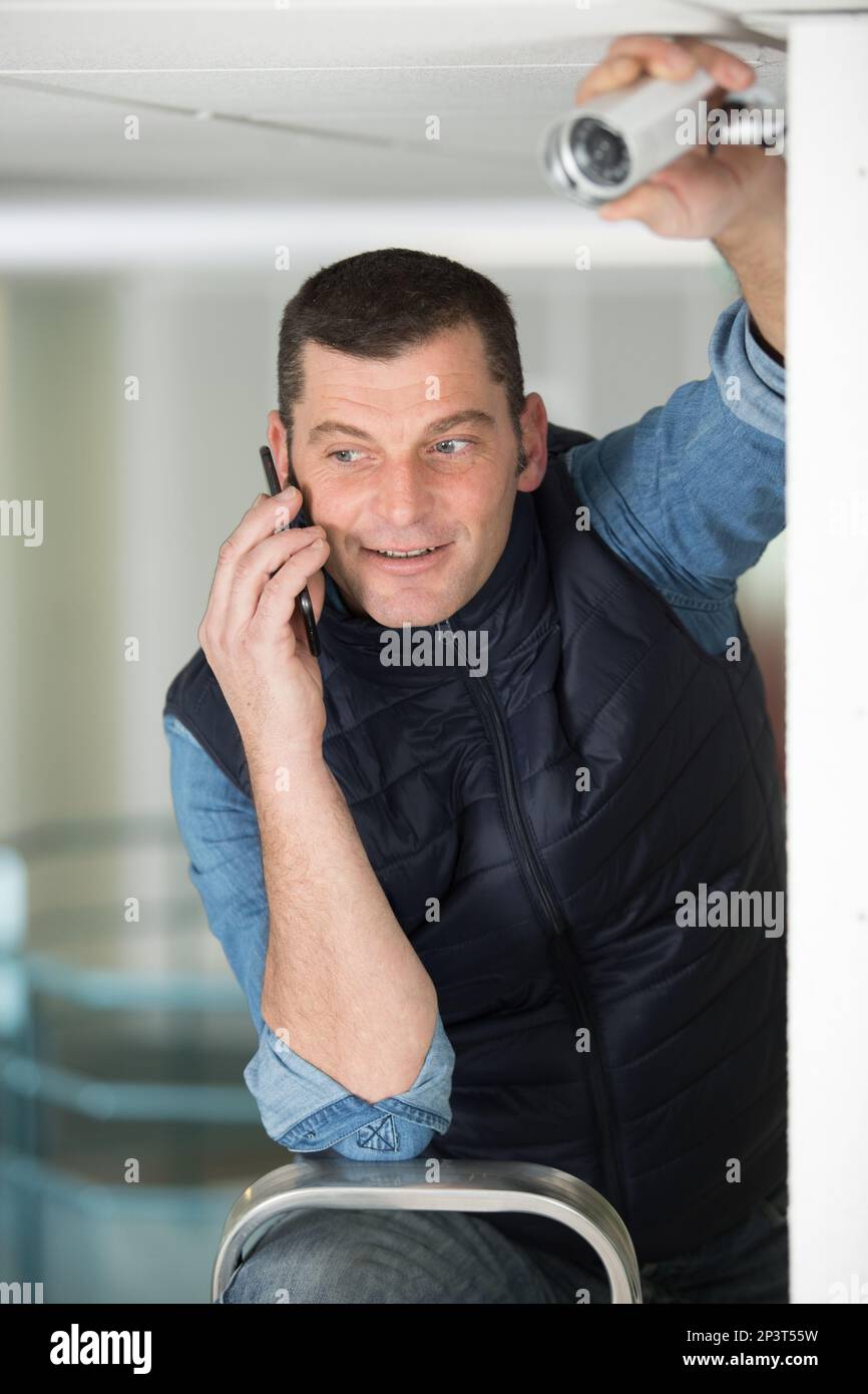 Camera on ceiling hi-res stock photography and images - Alamy