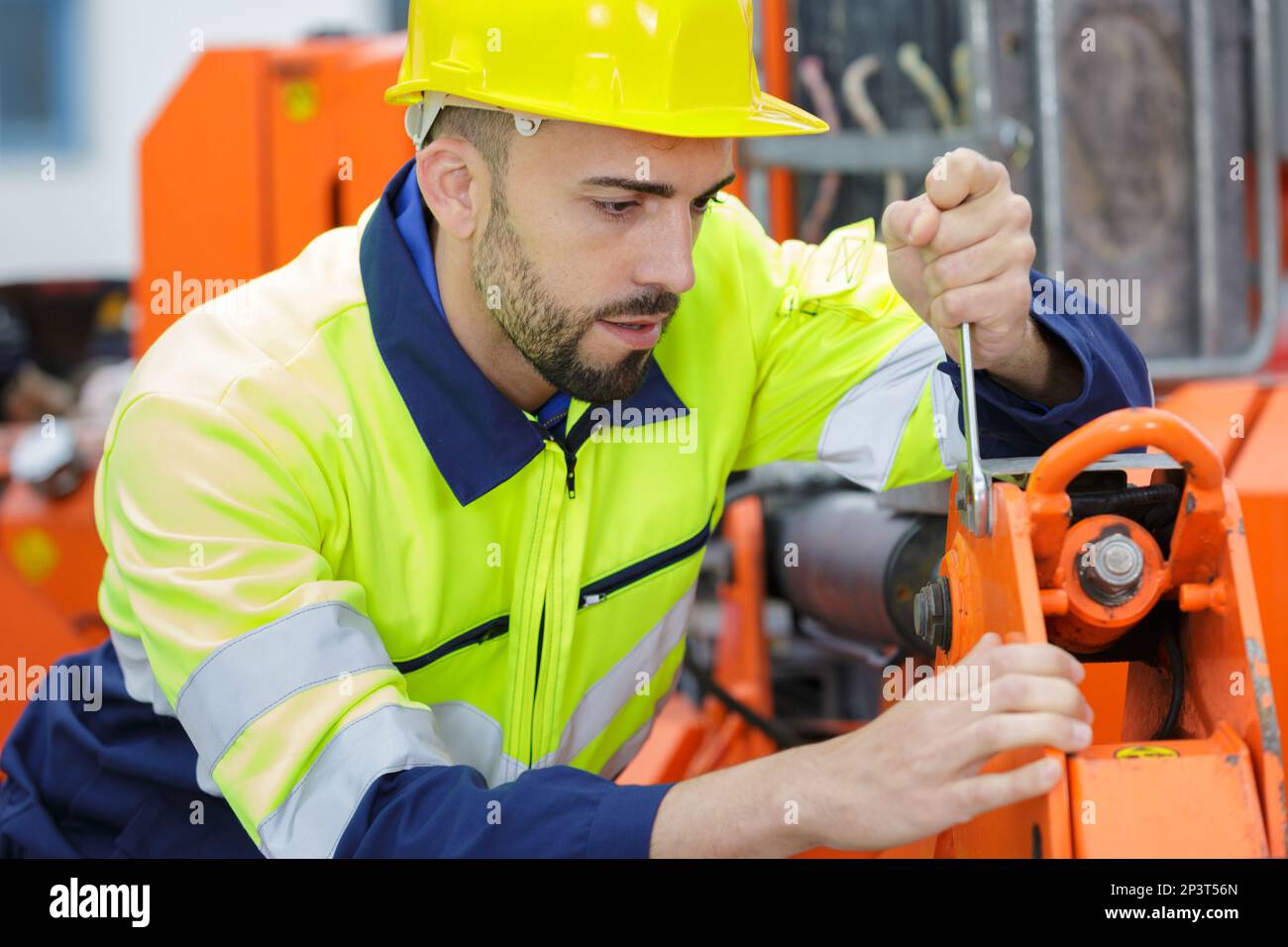 Using wrench industrial maintenance hi-res stock photography and images ...
