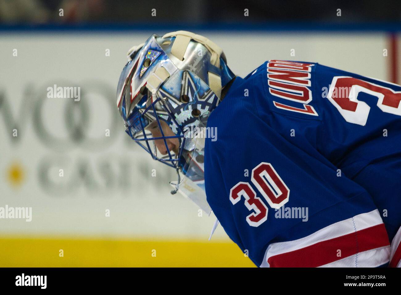 December 01, 2014: New York Rangers goalie Henrik Lundqvist (30) looks ...