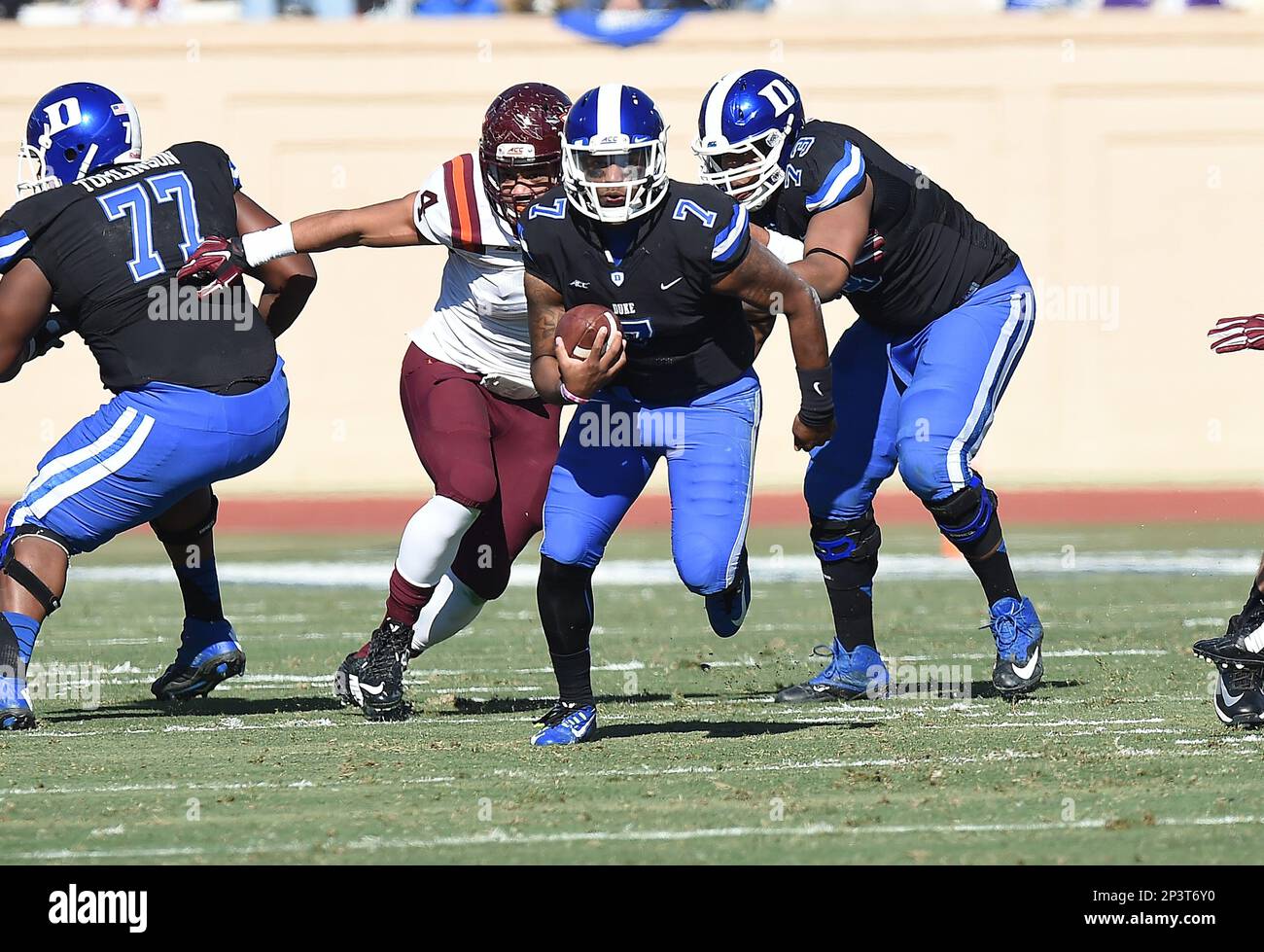 Duke Blue Devils Anthony Boone (7) during a game against the Virginia ...
