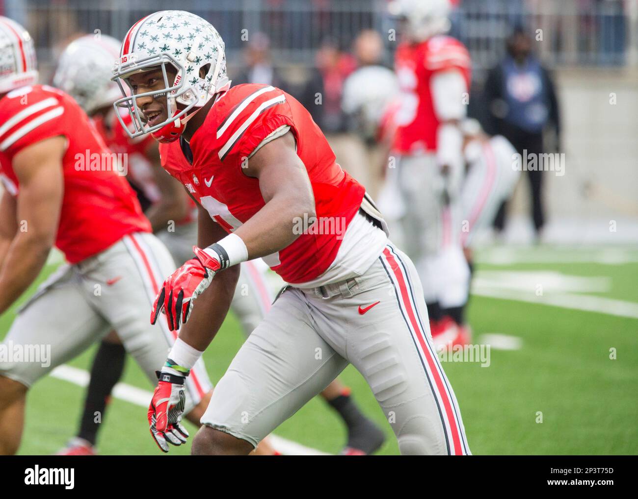 29 November 2014: Wide receiver Michael Thomas #3 of the Ohio State ...