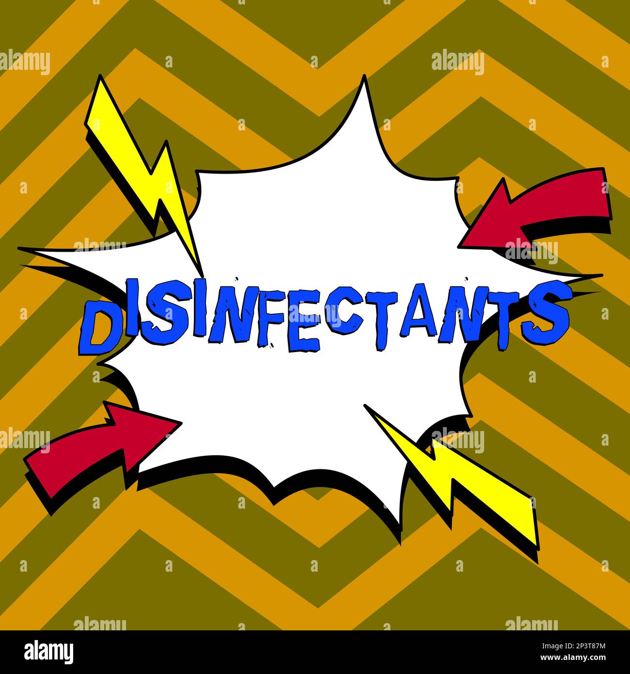 Handwriting text Disinfectants. Conceptual photo chemical that destroy ...