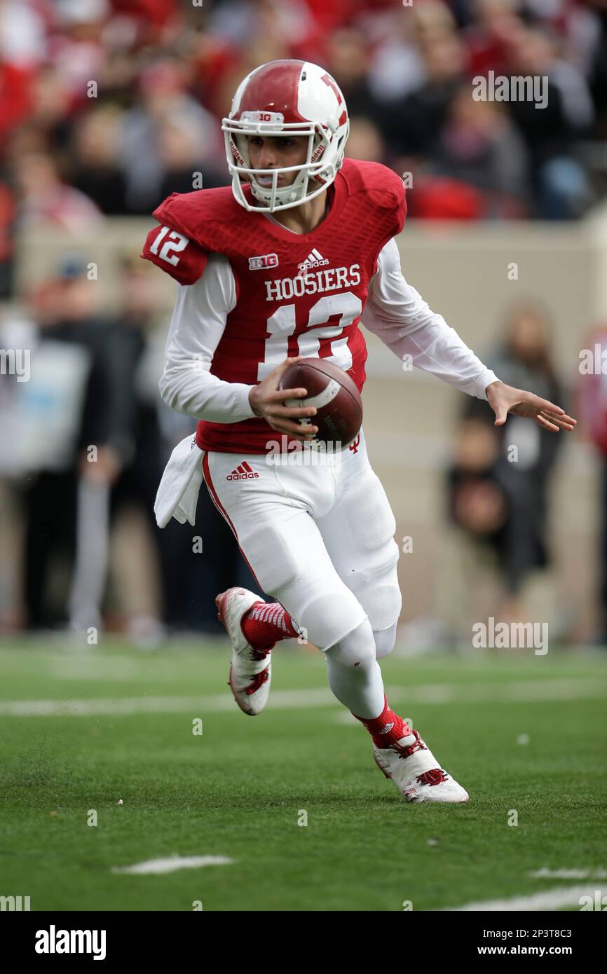Indiana Hoosiers quarterback Zander Diamont (12) as Purdue played ...