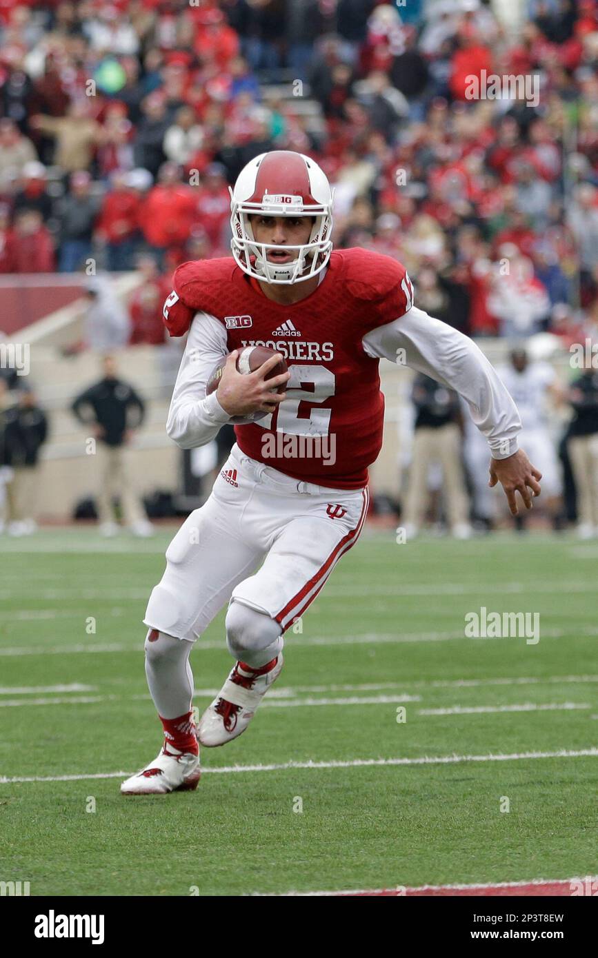 Indiana Hoosiers quarterback Zander Diamont (12) as Purdue played ...
