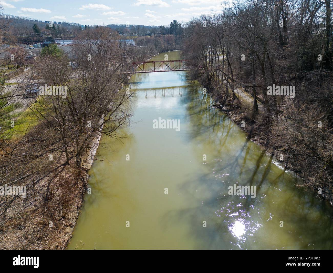 Harmony, PA canoe launch Stock Photo - Alamy