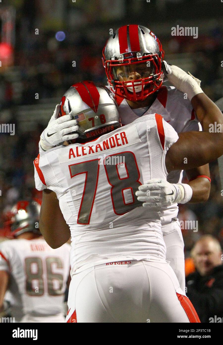 November 29 2014: Rutgers Scarlet Knights offensive lineman Taj ...