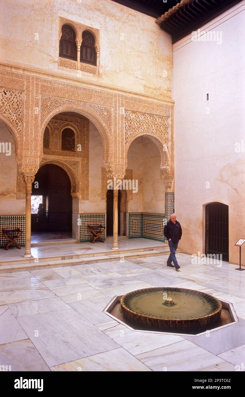 Cuarto Dorado. Nazaries palaces. Alhambra, Granada. Andalusia, Spain ...