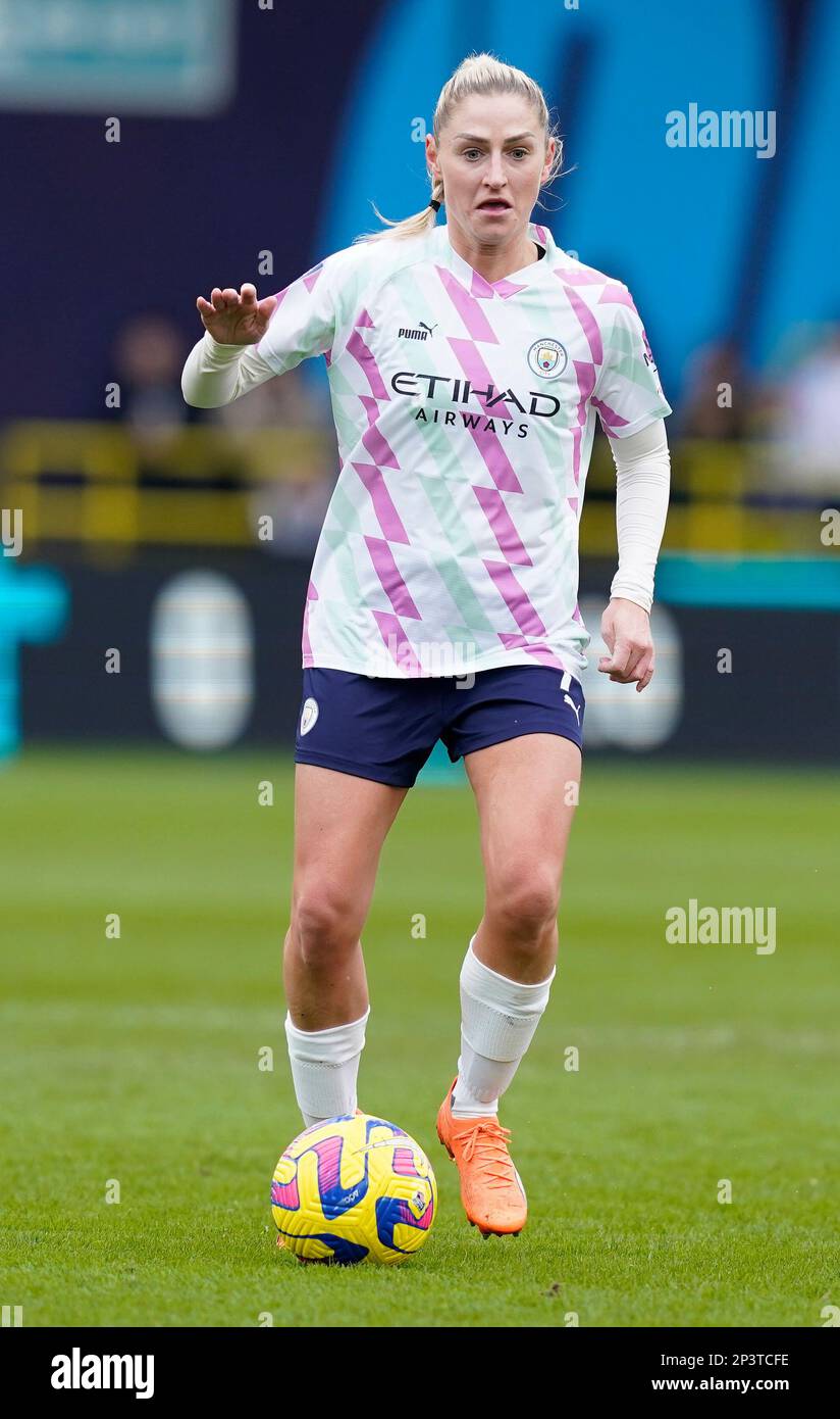 Manchester, UK. 5th Mar, 2023. Laura Coombs of Manchester City during ...