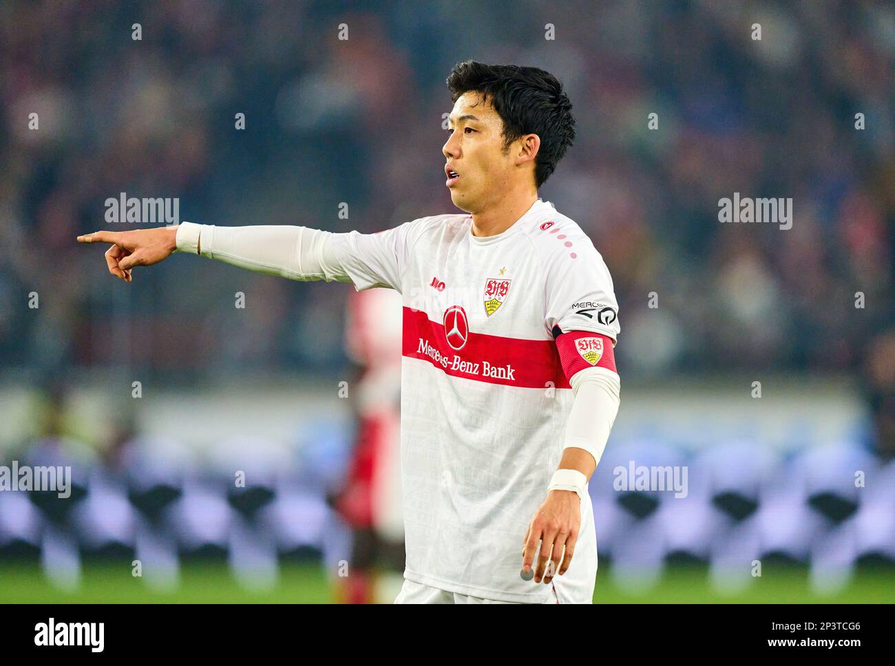 Wataru ENDO, VFB 3, in the match VFB STUTTGART - FC BAYERN MÜNCHEN 1-2 ...