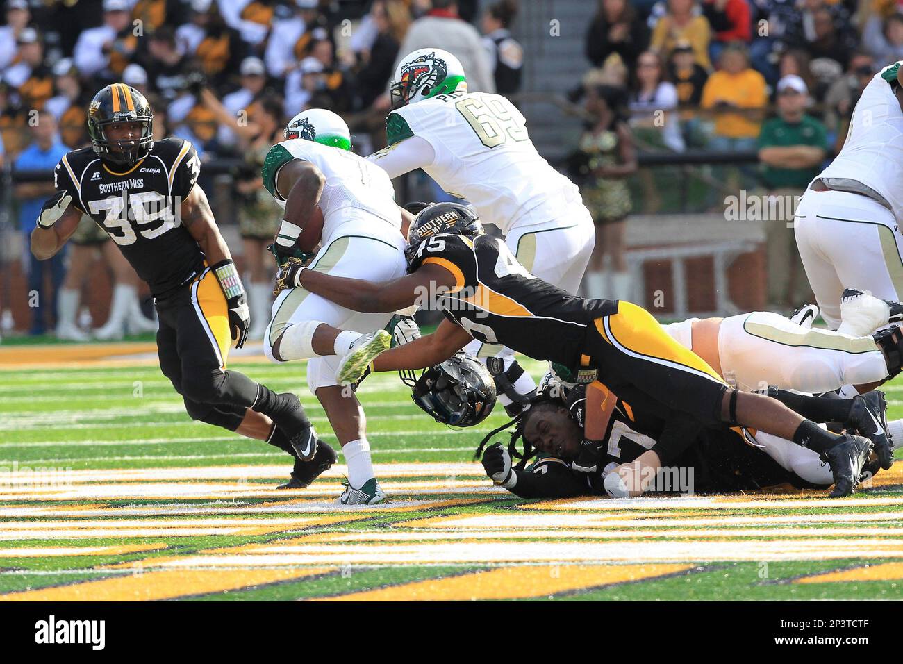 November 29, 2014: Southern Miss Golden Eagles defensive lineman Dasman ...