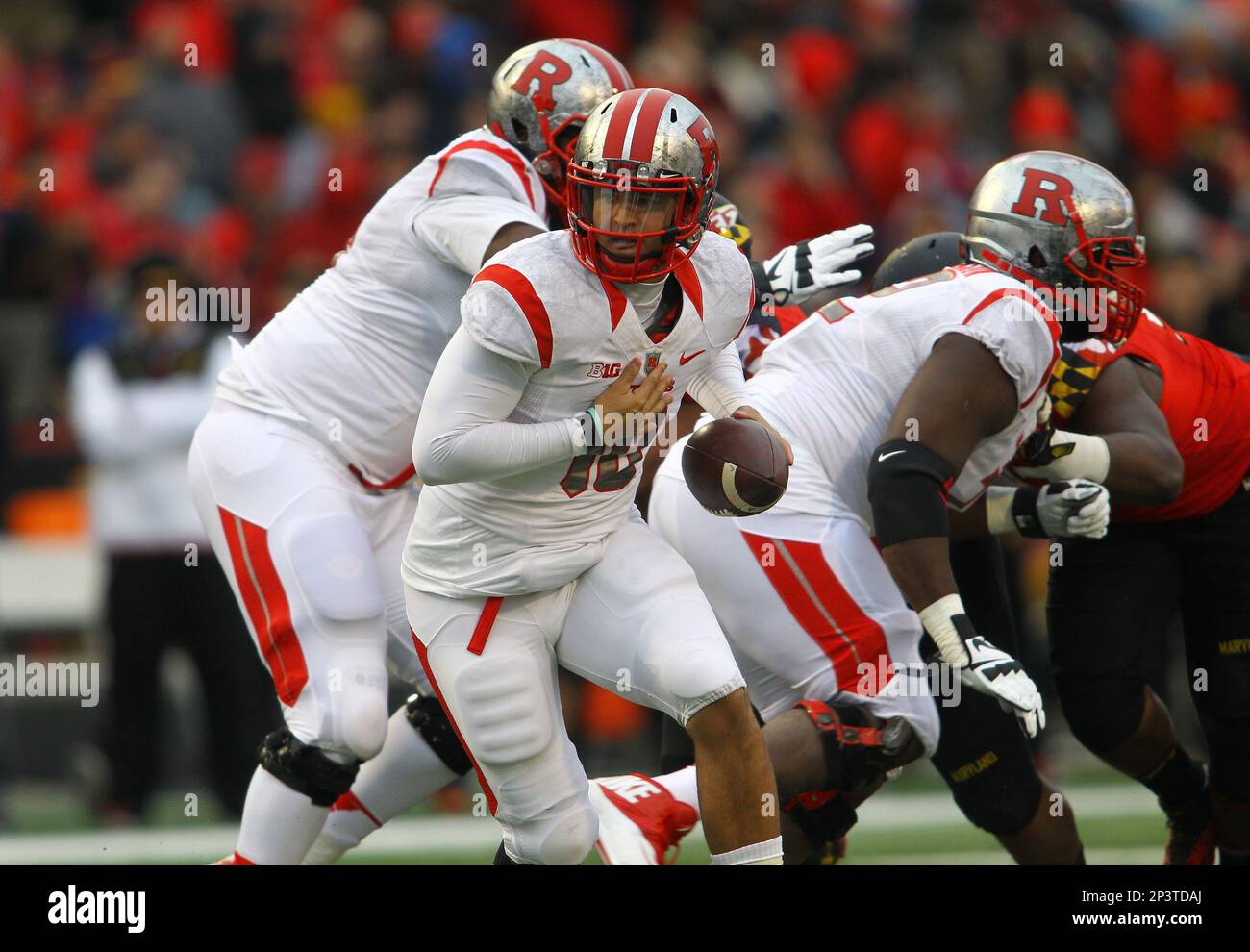 November 29 2014: Rutgers Scarlet Knights quarterback Gary Nova (10 ...