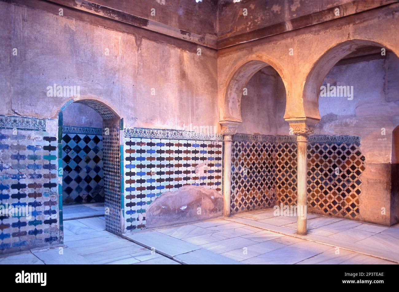 Royal baths, Palacio de Comares, Alhambra. Granada, Andalucia, Spain ...