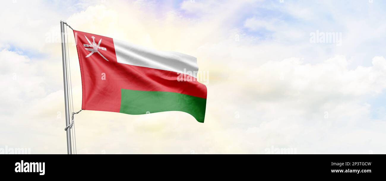 3d rendering oman flag hi-res stock photography and images - Alamy