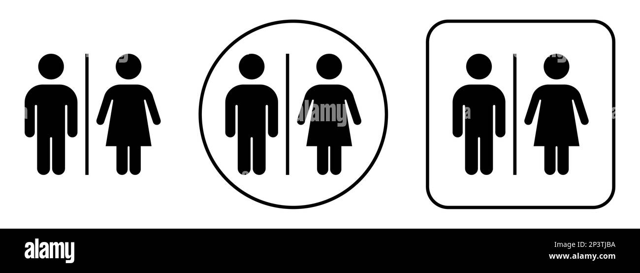 Male and female toilet signs. Design can use for web and mobile app ...