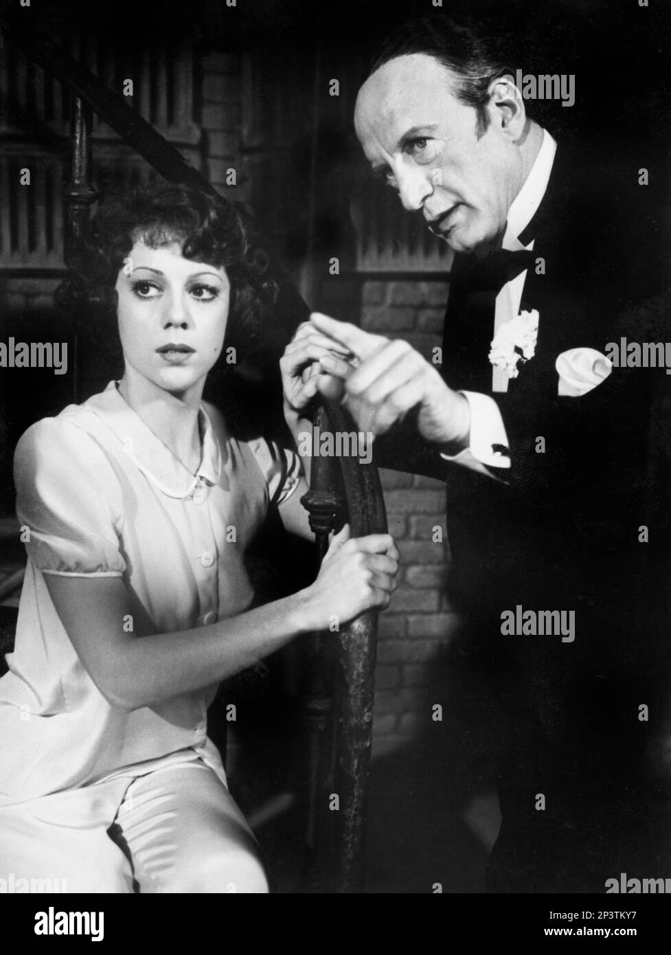 Rebecca York, George C. Scott, on-set of the Film, "Movie Movie ...