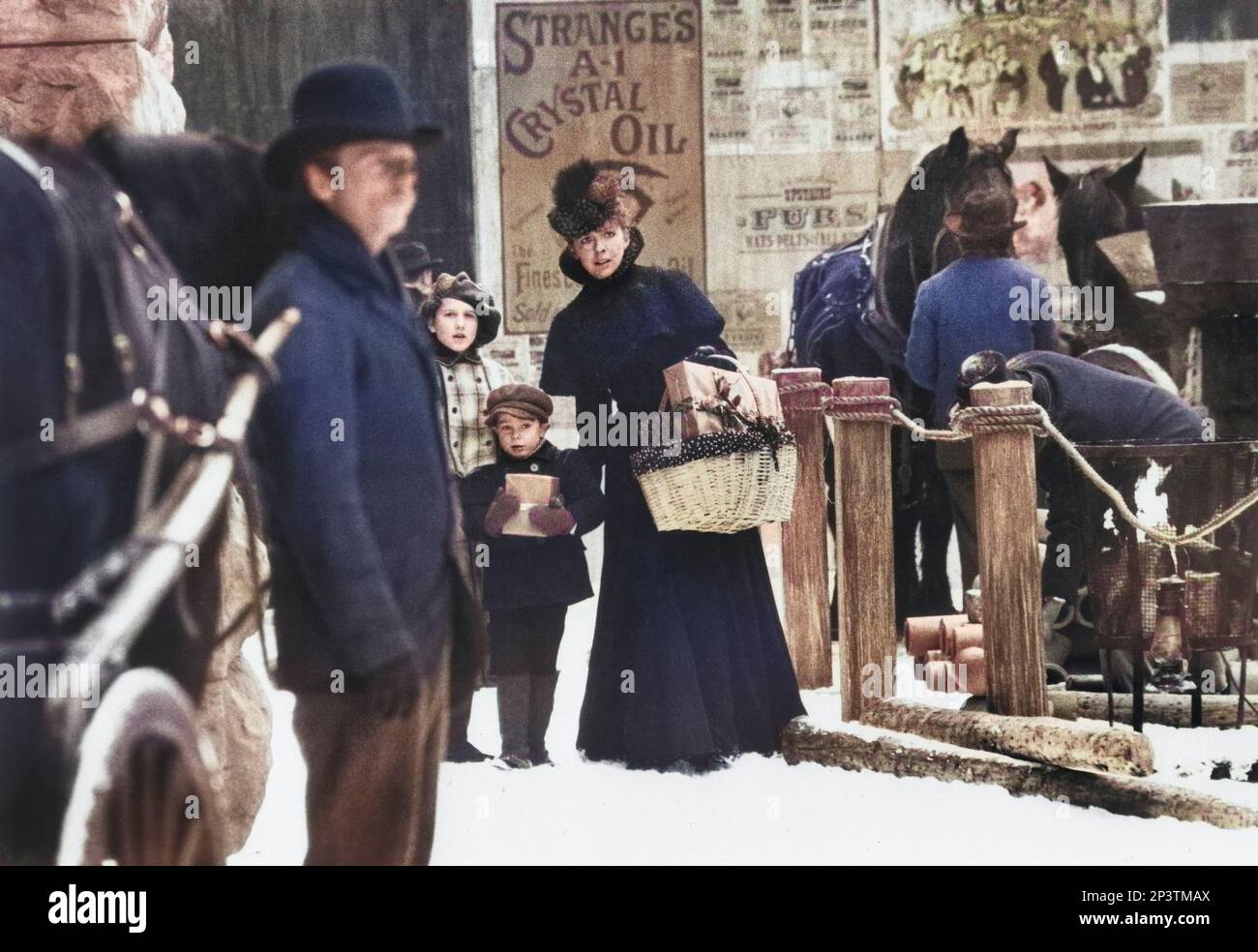 Diane Keaton, on-set of the Film, "Mrs. Soffel", MGM, 1984 Stock Photo ...