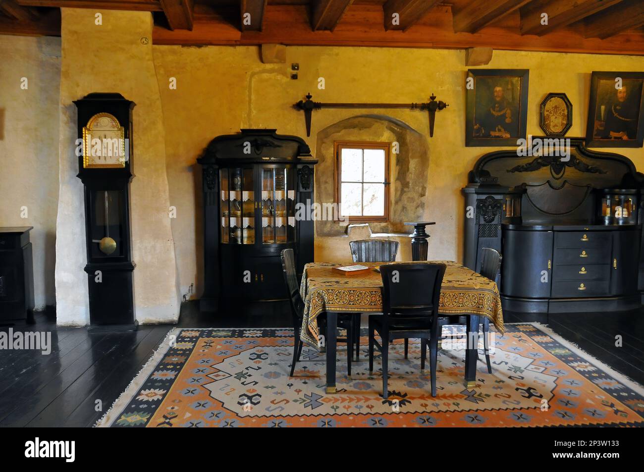 interior, Orava Castle, Oravský hrad, Árva vára, Arwaburg, Slovakia ...