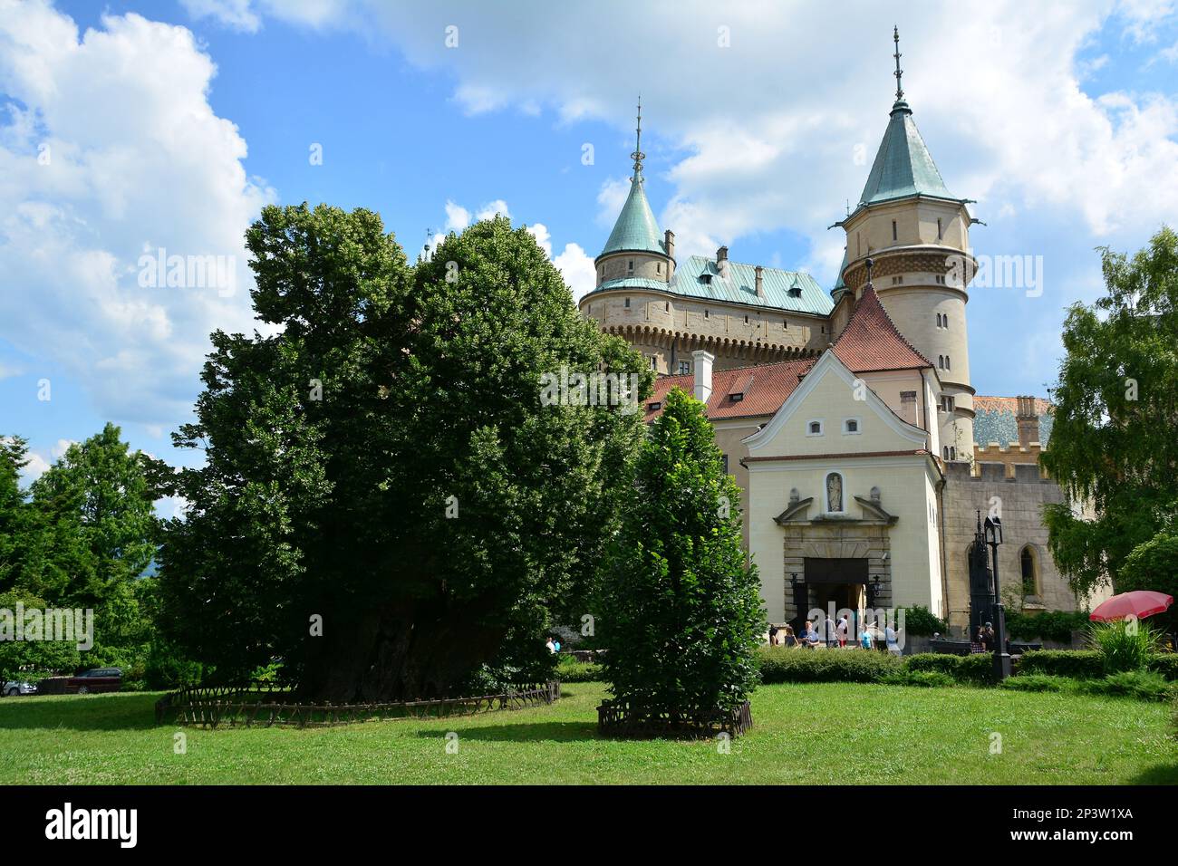 Bojnice Castle, Bojnický zámok, Bajmóci vár, Bojnice, Bajmóc, Trenčín ...
