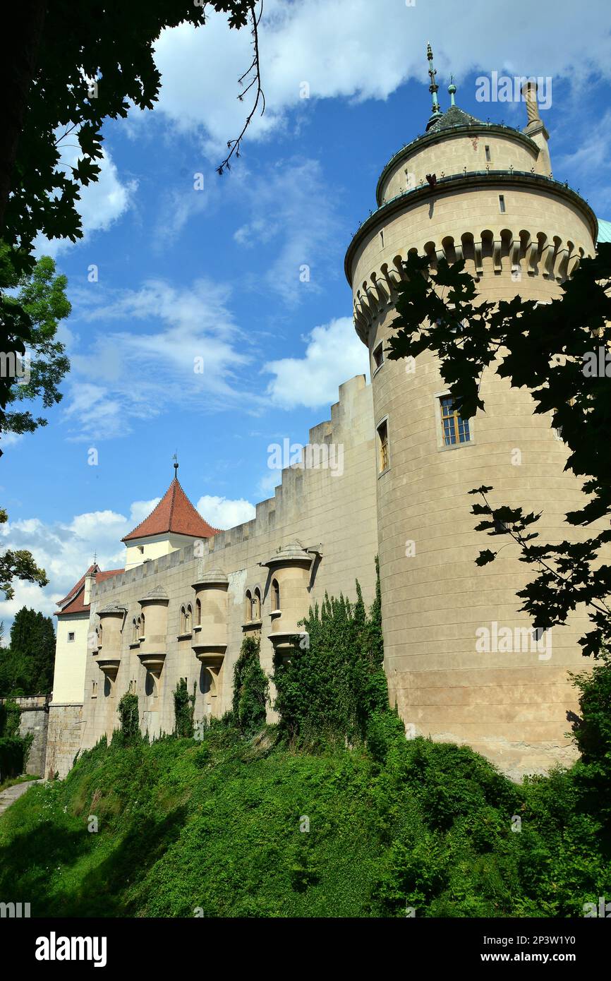 Bojnice Castle, Bojnický zámok, Bajmóci vár, Bojnice, Bajmóc, Trenčín ...