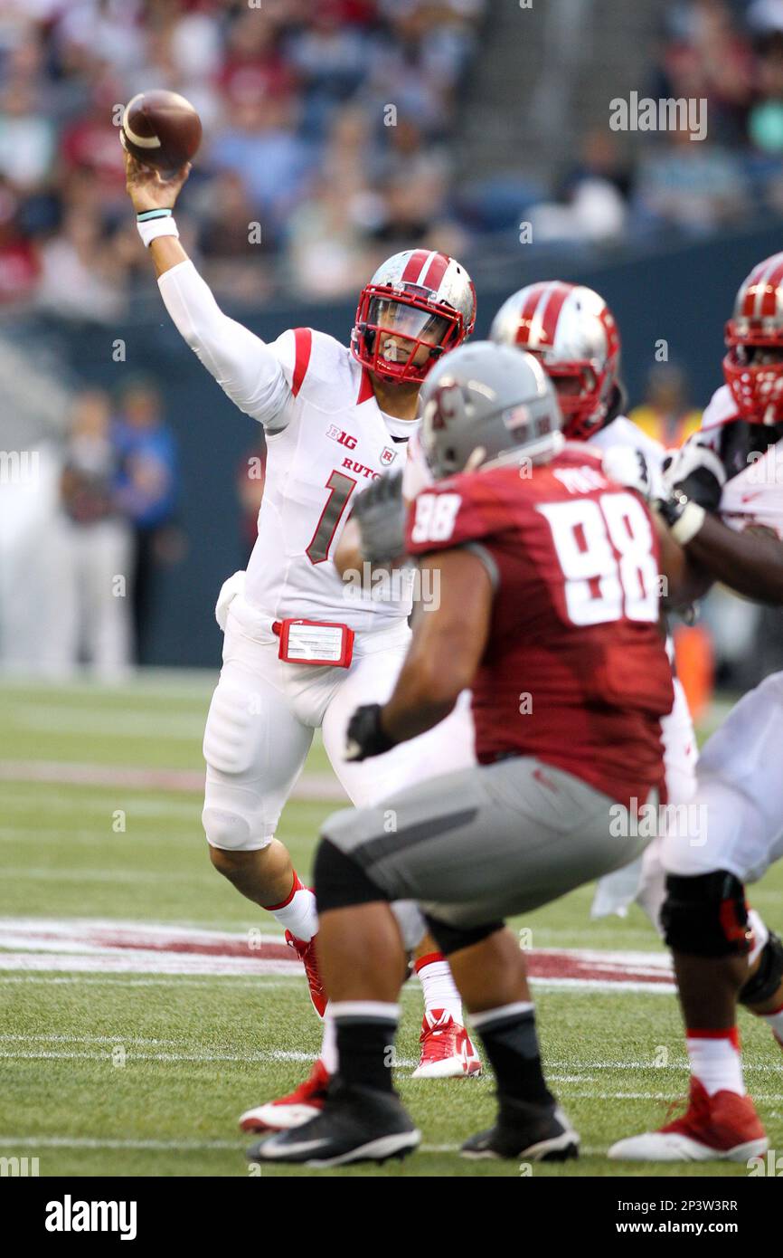 Rutgers Scarlet Knights Gary Nova (10) during a game against the ...