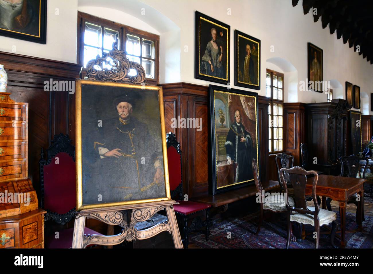 interior, Bojnice Castle, Bojnický zámok, Bajmóci vár, Bojnice, Bajmóc ...