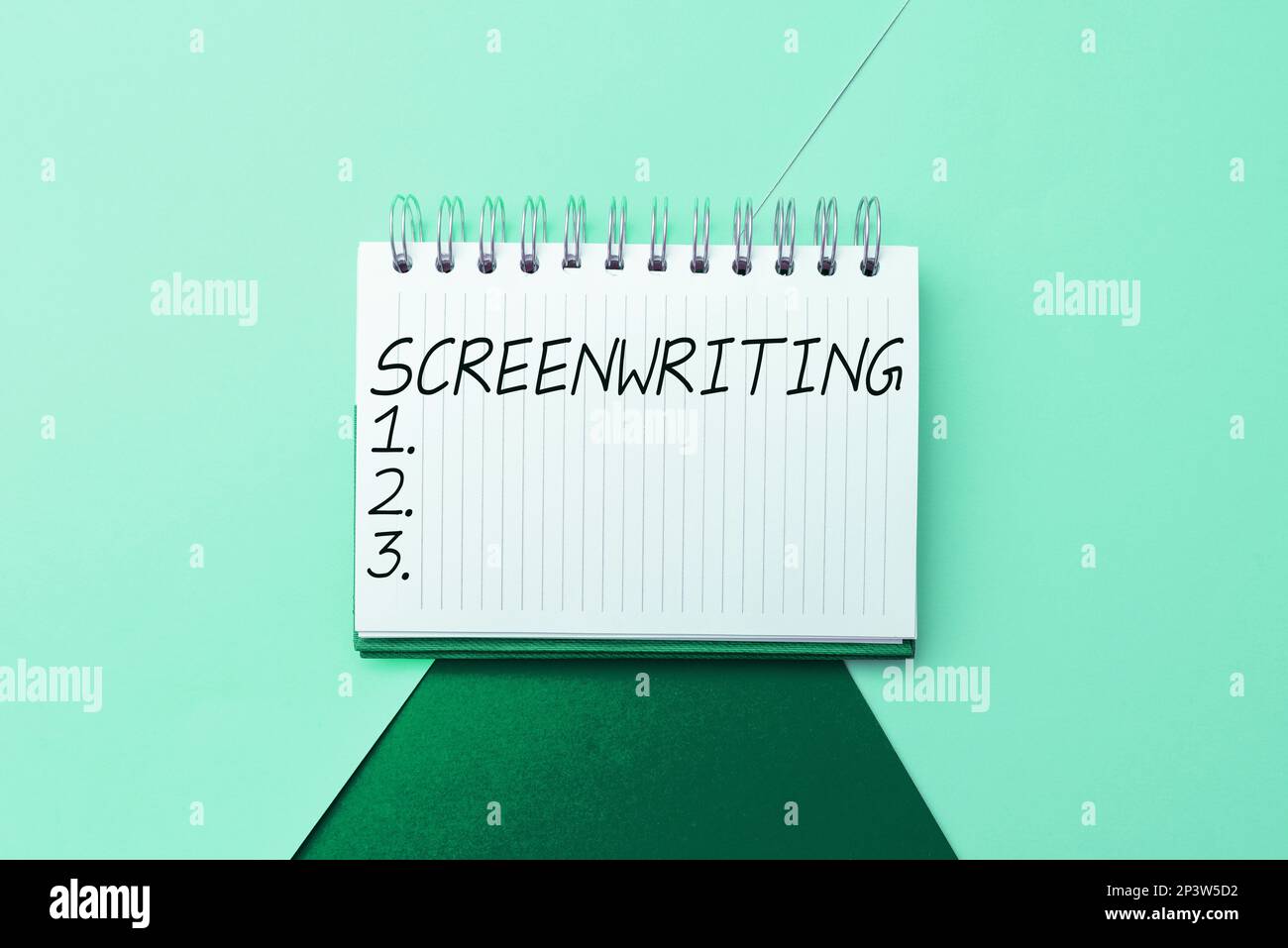 Conceptual caption Screenwriting. Concept meaning the art and craft of ...