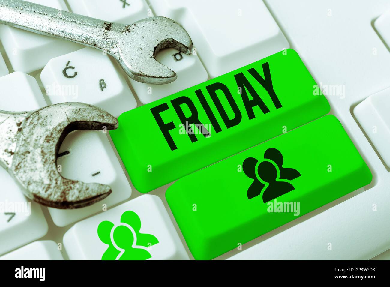 Sign displaying Friday. Word Written on Last day of working week Start ...