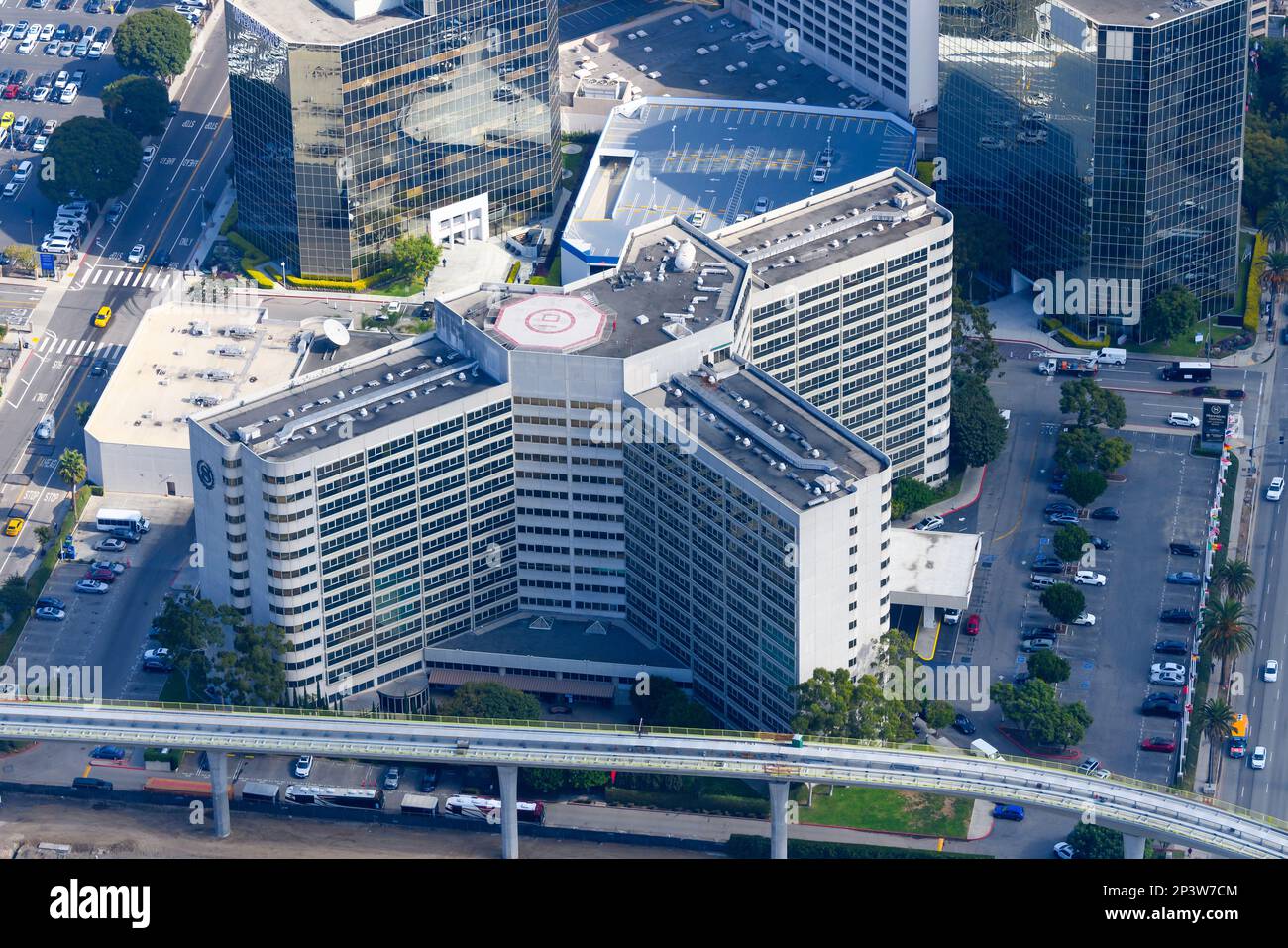 Sheraton Gateway Los Angeles Hotel Lax Airport In United States Aerial