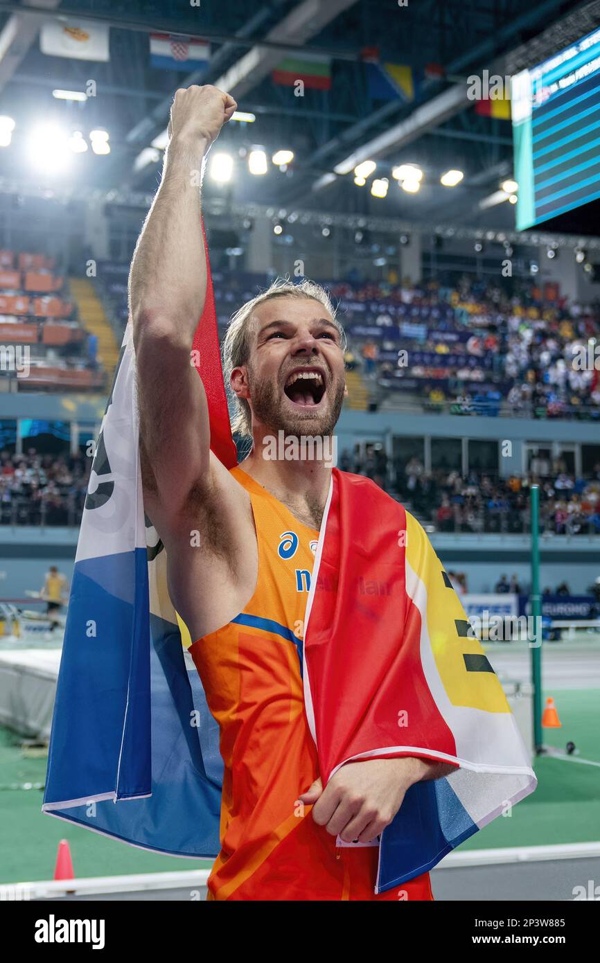 ISTANBUL - Douwe Amels takes gold in the high jump on the fourth and ...
