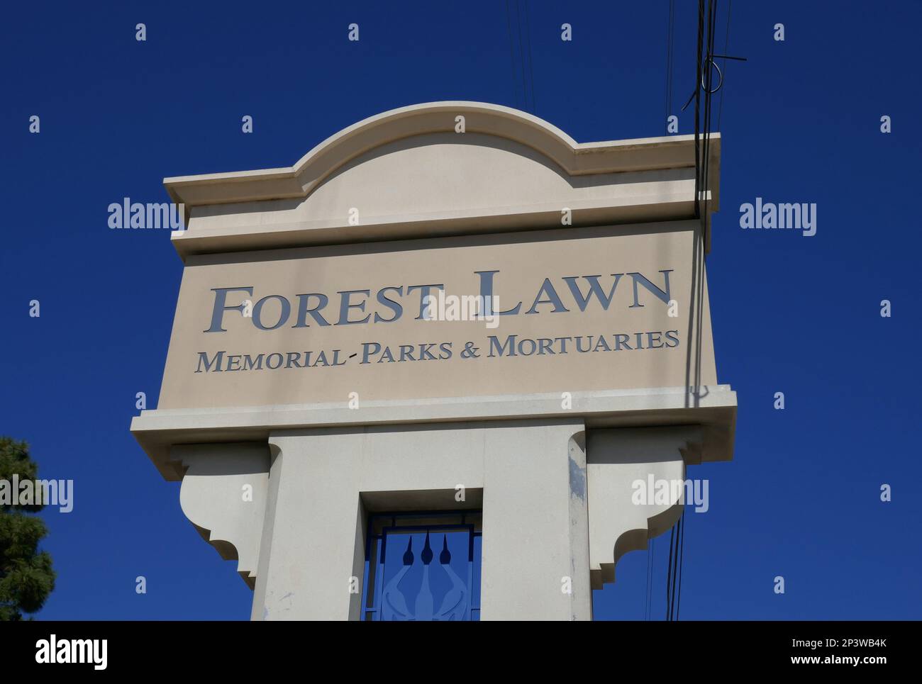 Long Beach, California, USA 2nd March 2023 Forest Lawn Long Beach ...