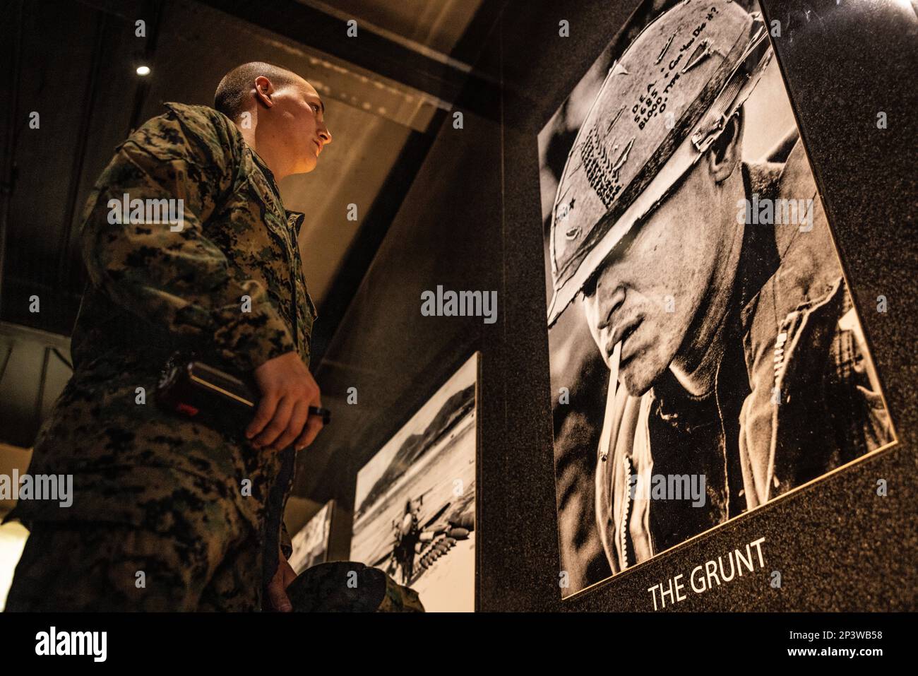 U.S. Marine Corps PVT. Gavin Watts with Bravo Company, 1st Recruit ...