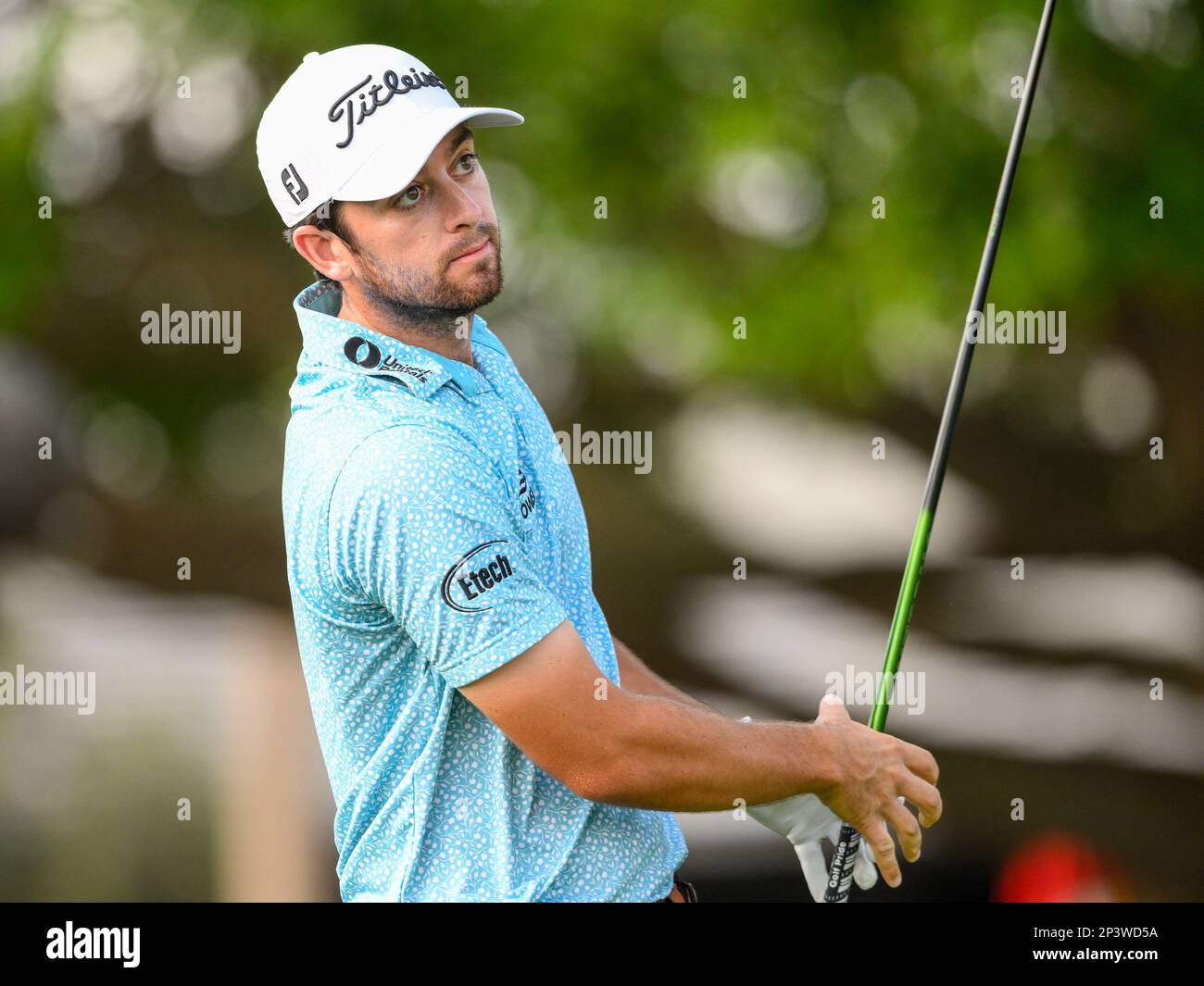 Orlando, FL, USA. 5th Mar, 2023. Davis Riley on #1 tee during final ...