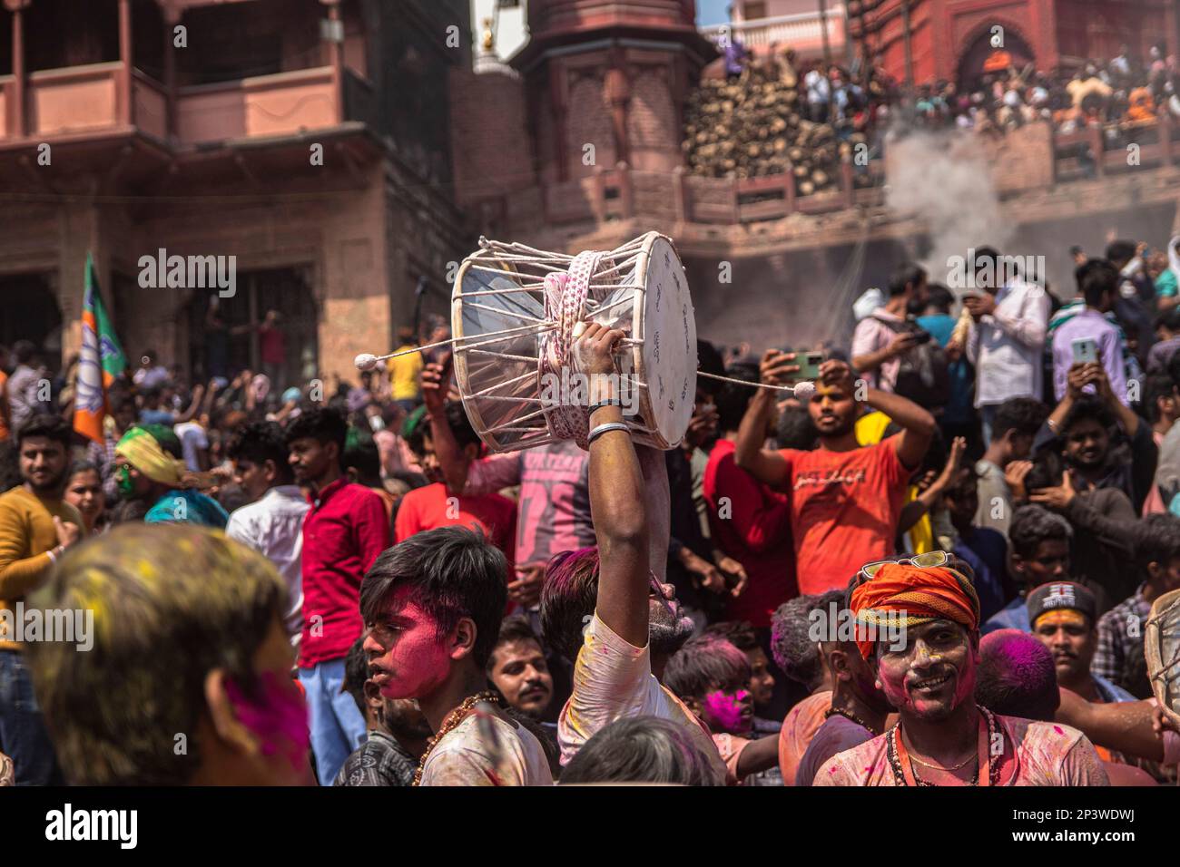 People of Kashi gather at Manikarnika ghat to celebrate Chita Bhasma ...
