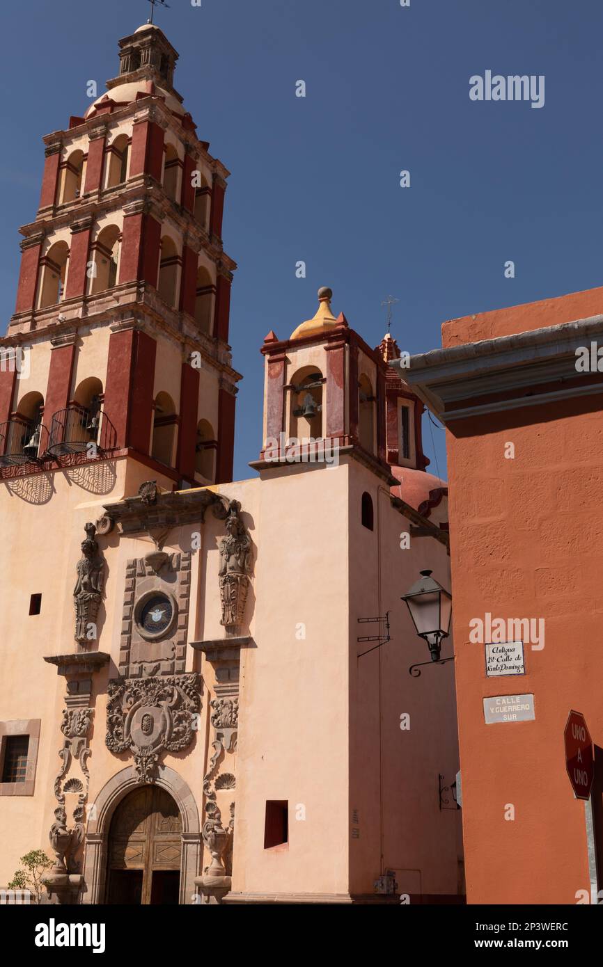 Church downtown Queretaro, Mexico Stock Photo - Alamy