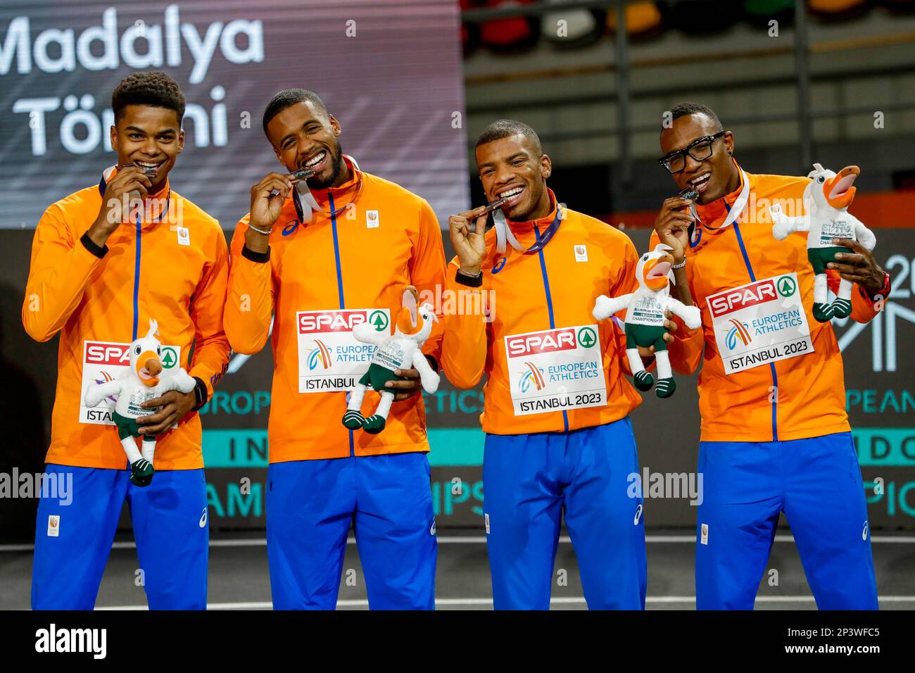 ISTANBUL, TURKEY - MARCH 5: Isaya Klein Ikkink of the Netherlands ...
