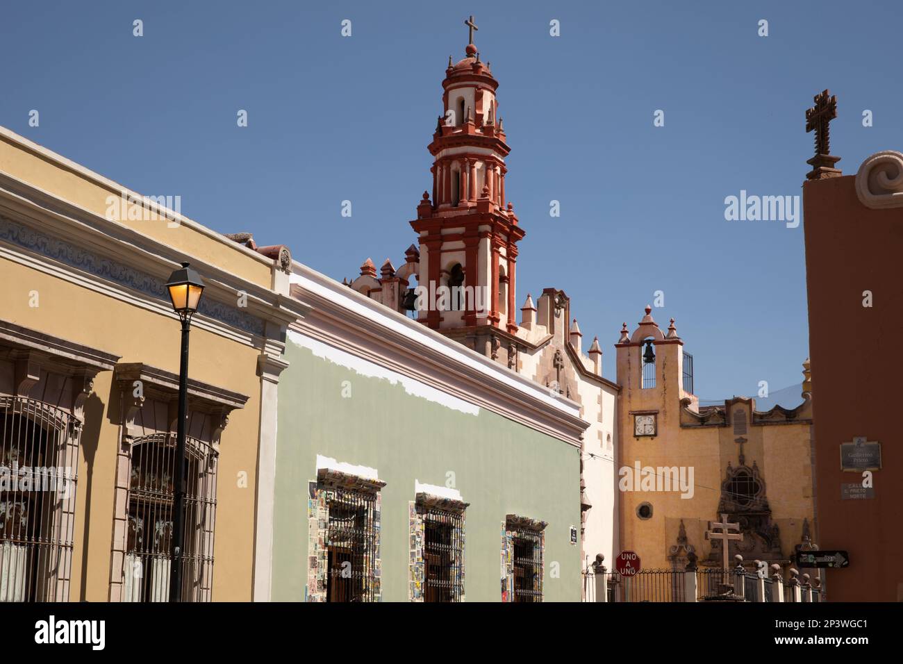 Church downtown Queretaro, Mexico Stock Photo - Alamy