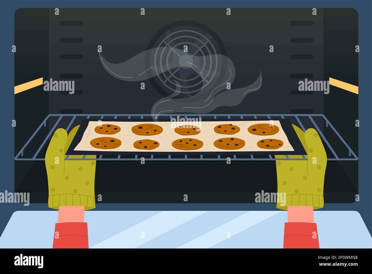 Biscuit tray Stock Vector Images - Alamy