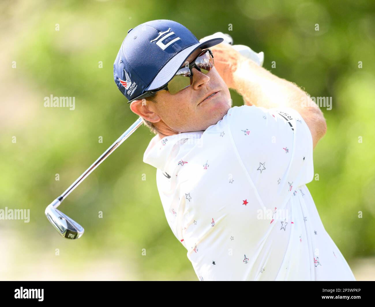Orlando, FL, USA. 5th Mar, 2023. Kyle Westmoreland #1 tee during final round of the Arnold ...
