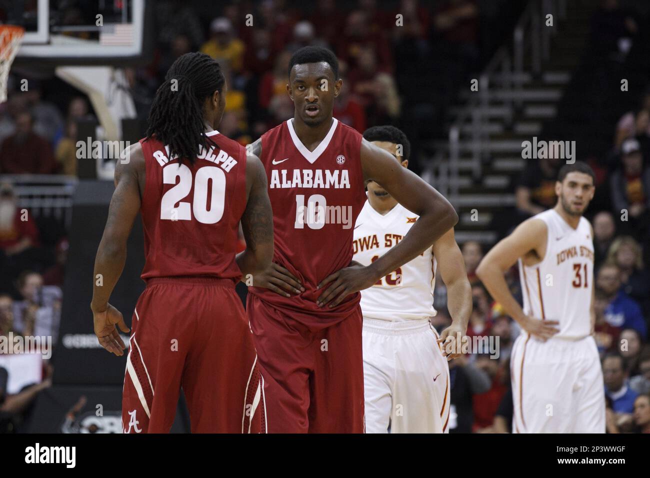 November 24, 2014: Alabama Crimson Tide forward Jimmie Taylor (10 ...