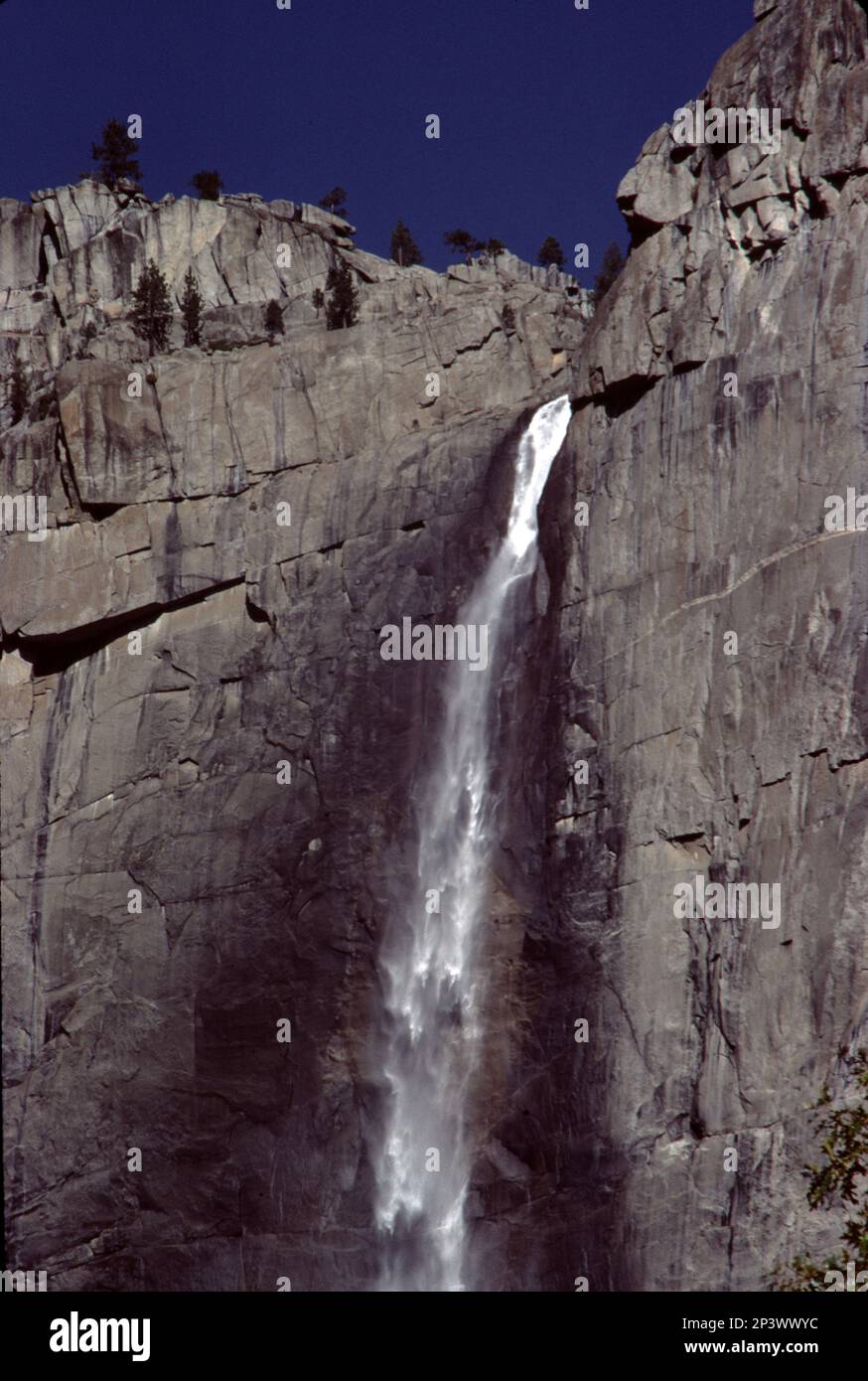 Yosemite National Park. CA. USA 1984. Yosemite Upper, Middle and Lower ...